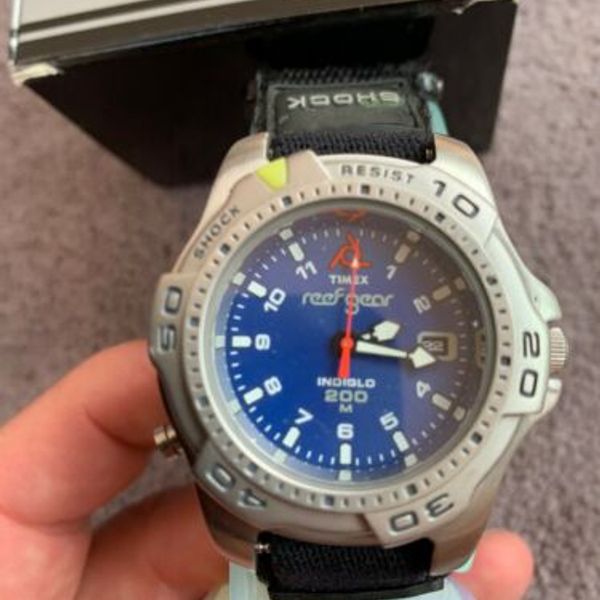 Timex Reef Gear 200m Indiglo Plus Original Soft Bracelet | WatchCharts