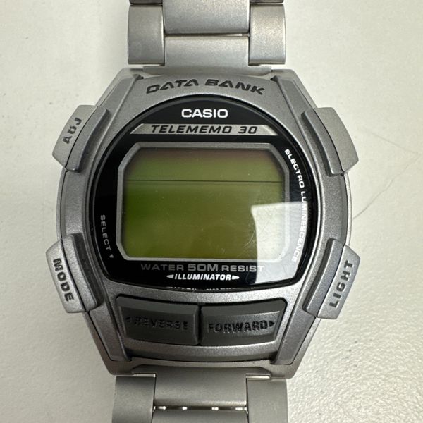 Casio Data Bank Telememo 30 Illuminator DB-35H Quartz 1600 Vintage ...