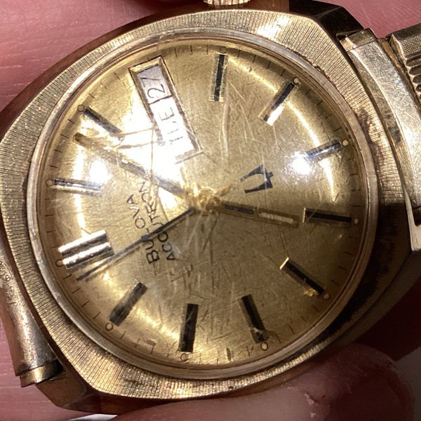 Bulova Accutron N6 1976 Scratched Crystal Doesnâ t Run | WatchCharts ...