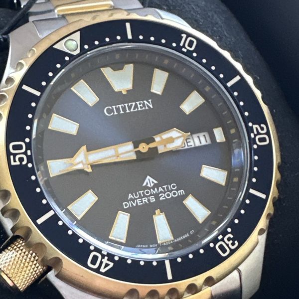 Citizen Promaster Dive Automatic Men's Two-Tone Watch 44MM NY0154-51L ...