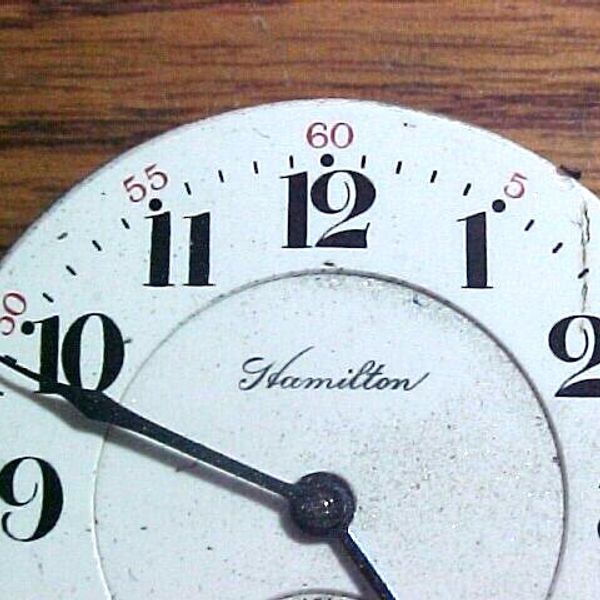 Hamilton 16S 21J Grade 992 First Model Open Face Lever Set Nickel ...