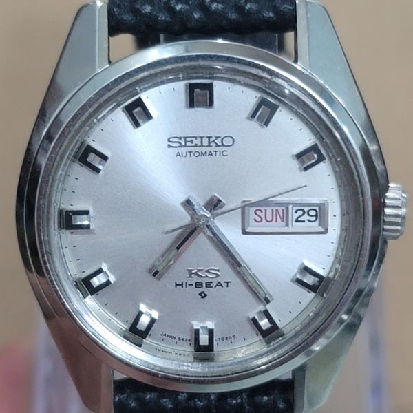 1970S VINTAGE KING SEIKO KS 5626 SS HI BEAT 28800BPH AUTOMATIC 25J SS MEN WATCH | WatchCharts ...
