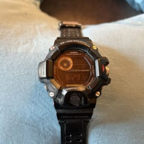 Casio G-Shock Master of G Rangeman 53mm Black Resin Case with Black ...