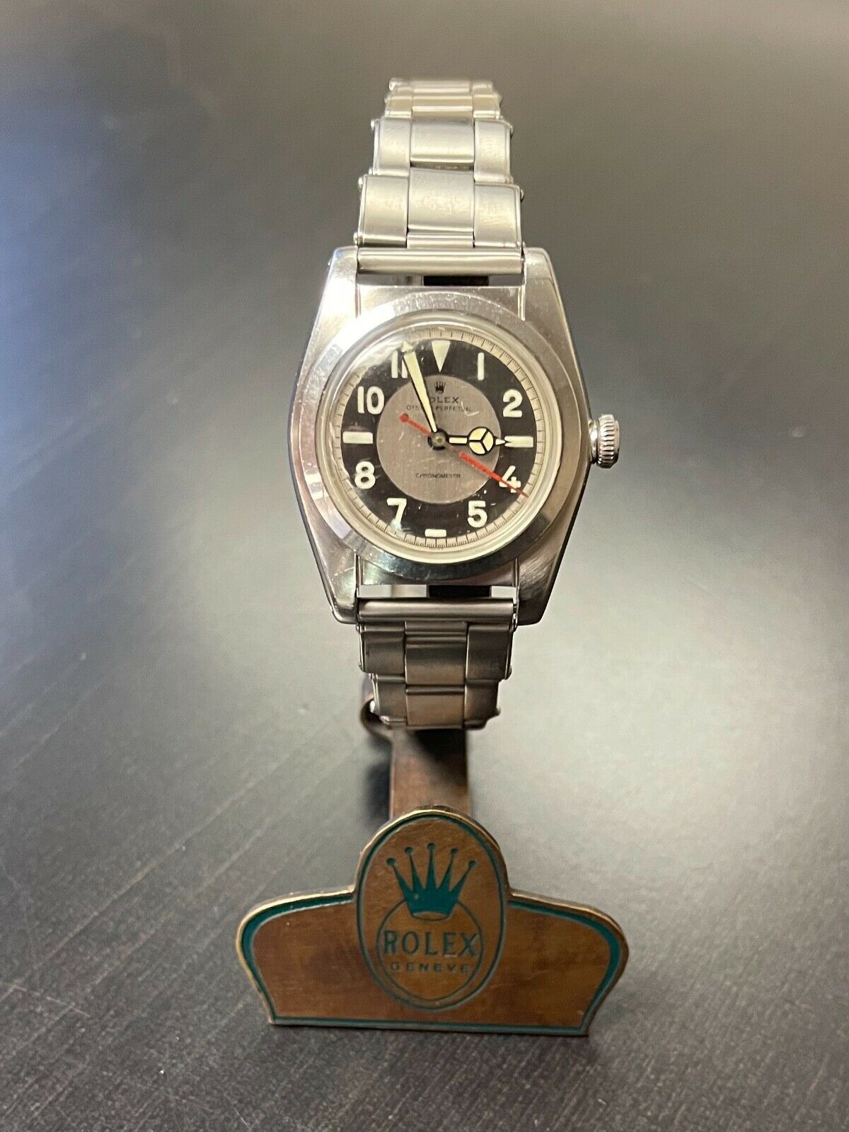 1946 Vintage Rolex Bubble Back Watch with California Dial - Box and ...