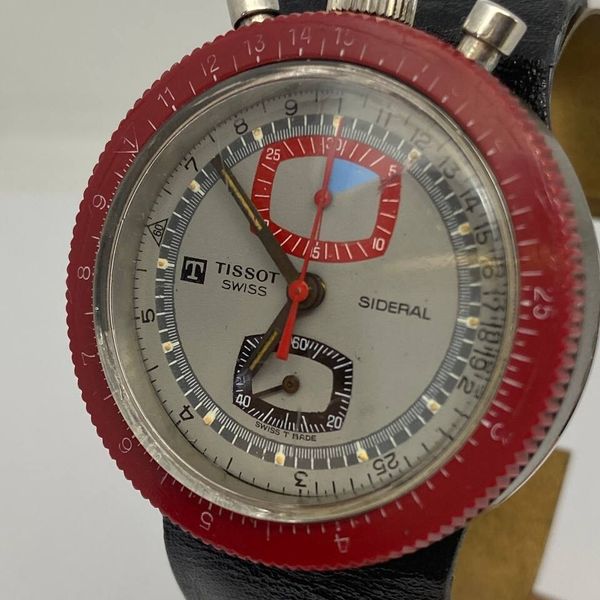 VINTAGE TISSOT SIDERAL BULLHEAD MANUAL WIND MOVEMENT CHRONOGRAPH SWISS ...