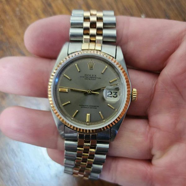 [WTS] Rolex datejust ref 1601 grey dial !!!! PRICE DROP !!! $$$3999 ...