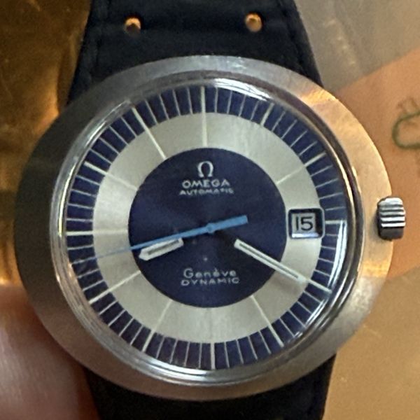 Omega Dynamic Date Blue Bullseye Dial Automatic 41mm Men Watch ...