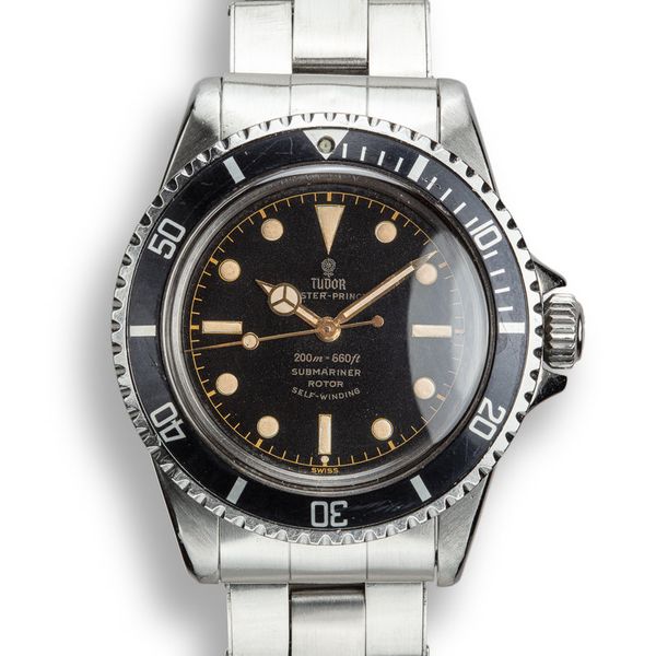 FS: 1961 Tudor Pointed Crown Guard Case Submariner 7928 with Gilt Dial ...