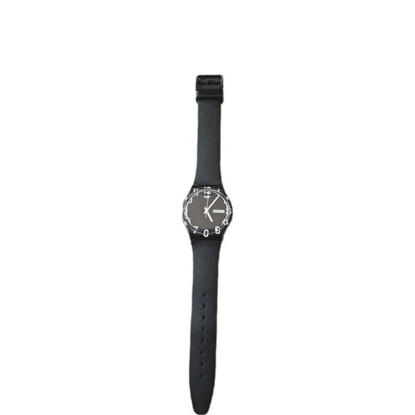 Black Swatch Watch with Brand New Battery. Excellent Condition ...