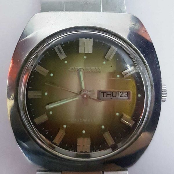 VINTAGE CITIZEN 71-6031 Automatic Day/Date 21 Jewels RARE MEN'S JAPAN WATCH | WatchCharts ...