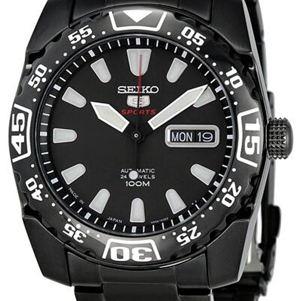 Seiko 5 Sports SRP169K1 SRP169 Automatic WR100m Sport Mens Watch RRP ...