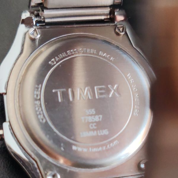 Timex Vintage Digital Watch 34mm Water Resistant T78587 | WatchCharts ...