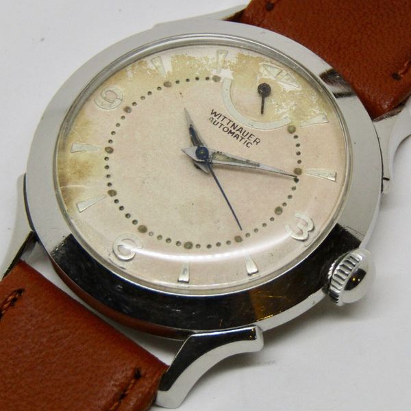 WITTNAUER vintage automatic wrist watch, power reserve - 1950s ...