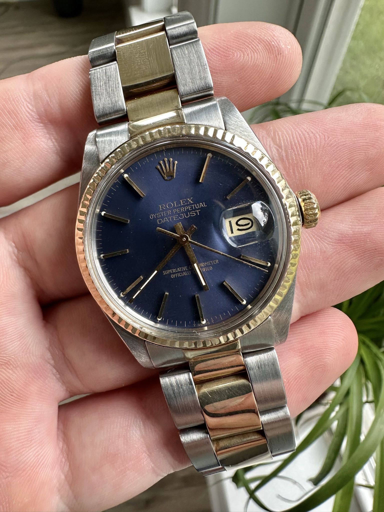 [WTS] 1981 Rolex DateJust 36mm Reference 16013 Beautiful Blue Dial ...