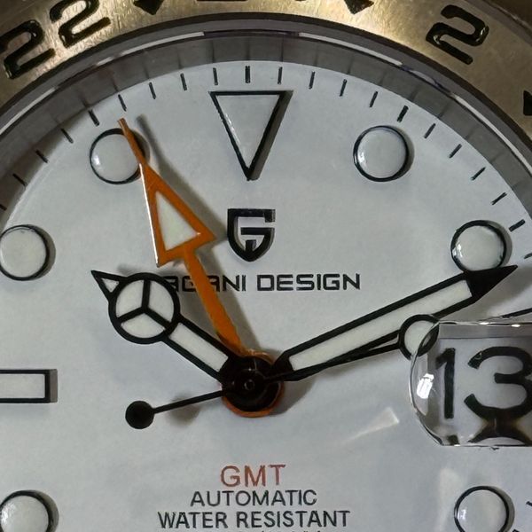 PAGANI Design PD-1682 GMT - Dual Time Zone Automatic Watch 10 ATM (100 ...
