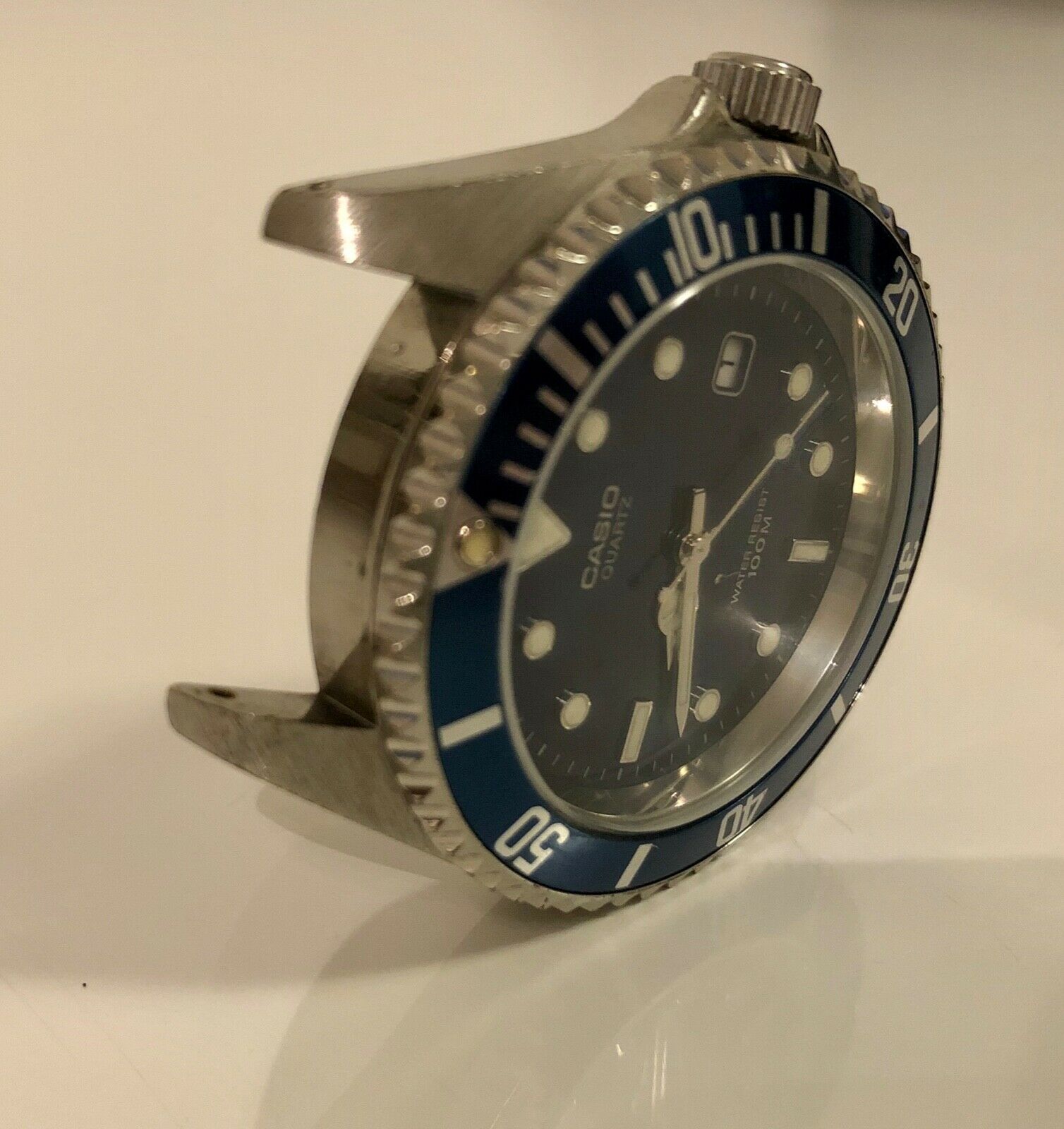Casio MTD-1010 Submariner 100M Analog ^ Diver Watch ^ Japan Movement ...