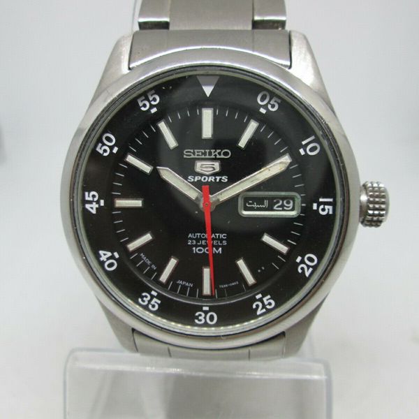 SEIKO 7S36-03H0(SNZG05)DAYDATE 41MM STAINLESS STEEL AUTOMATIC MENS ...