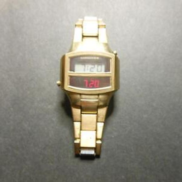 HOLY GRAIL 1970s LONGINES GEMINI G II RED LED & LCD DUAL DISPLAY ...