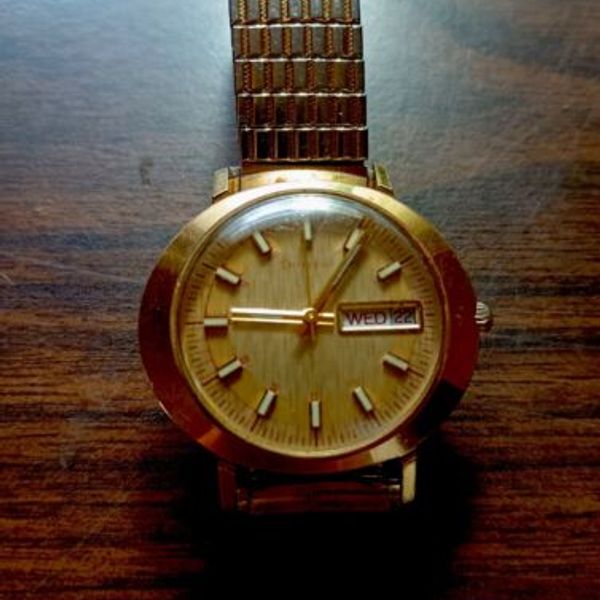 VINTAGE BULOVA MENS WATCH N2 AUTOMATIC BIG HUGE OVAL CASE 23 JEWELS ...