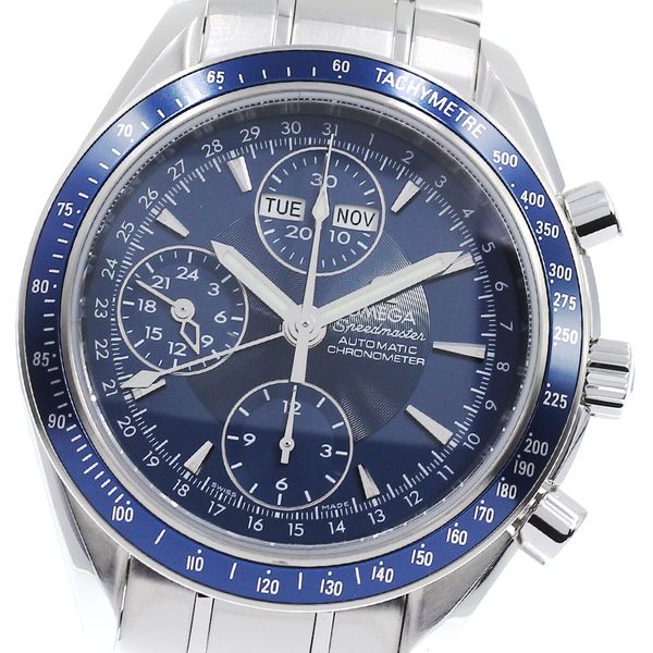 ☆Good Condition★With Box [OMEGA] Omega Speedmaster Triple Calendar ...