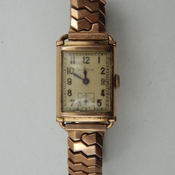 Vintage Bulova Art Deco Academy Award 7AP 21j Mens Hand Wind Wrist ...