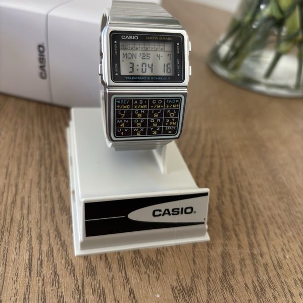 Casio DBC-610 Data Bank Calculator Vintage Watch 1985 | WatchCharts ...