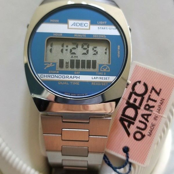 Vintage,Rare ADEC (made by Citizen) Digital Watch 80's era ...