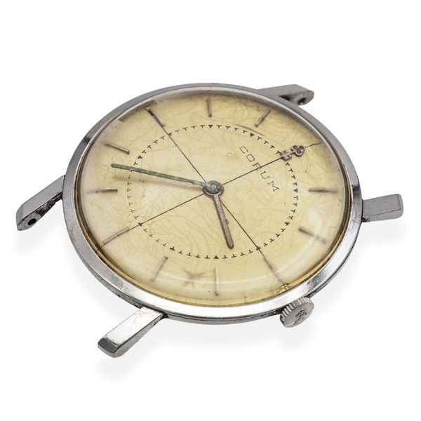 Vintage Corum Stainless Steel Hand Wind Men's Watch: For Repair ...