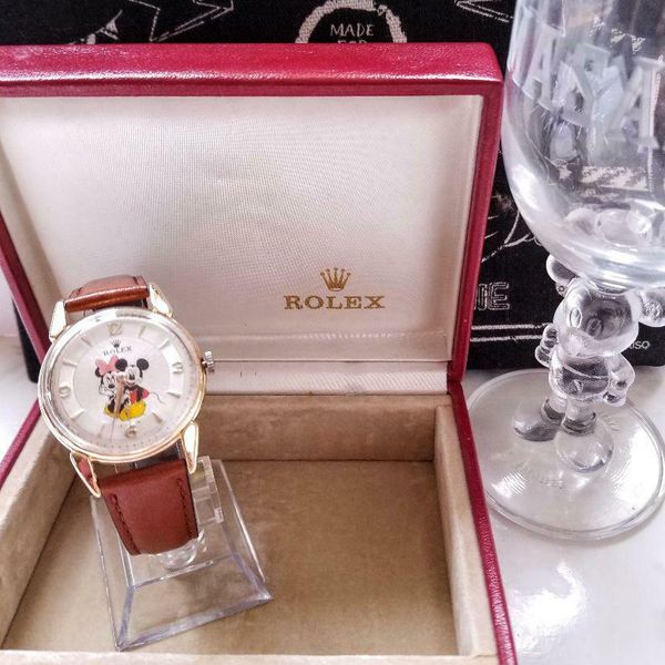 Rolex Disney Mickey x Minnie Mouse Watch Vintage 1940-1949 Overhauled ...