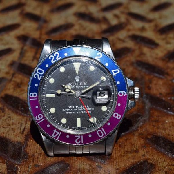 FS: 1967 Rolex GMT-Master 1675 Fuschia Pepsi Bezel | WatchCharts ...