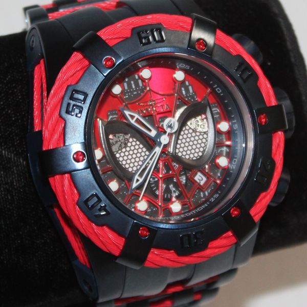 Invicta Model 35164 Limited Edition BOLT ZEUS Marvel Spider-Man Watch ...