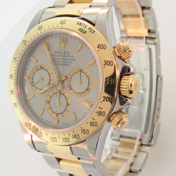 Rolex Daytona Two Tone 18k 16523, Grey Dial, Warranty, $7,990 ...