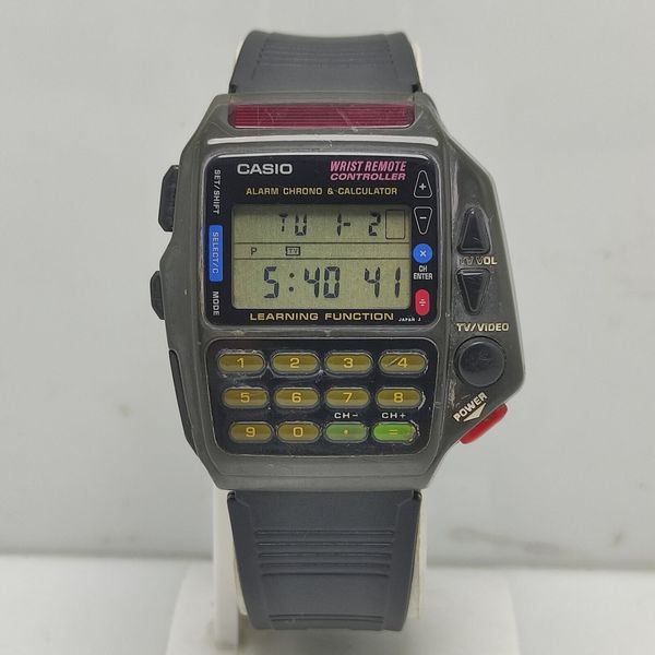 CASIO CMD-40B WRIST REMOTE CONTROLLER 1175 ALARM CHRONO VINTAGE WATCH ...