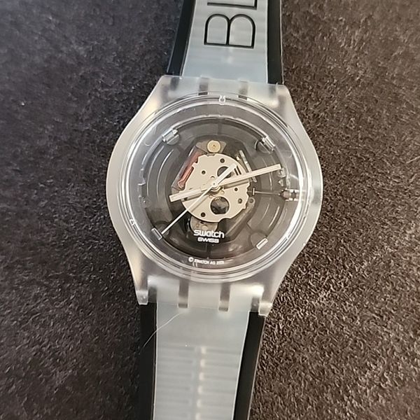 Swatch Black Vibration Rare Vintage 2005 SUJK105 Men's Watch ...