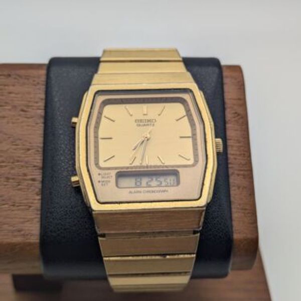 Seiko Vintage Watch H601-5400 A0 Alarm Chronograph Digital Japan | WatchCharts Marketplace