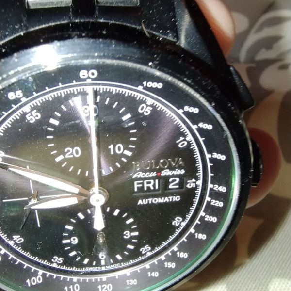 bulova mens watch 65c116 Automatic Valjoux 7750 Chronograph Movement ...