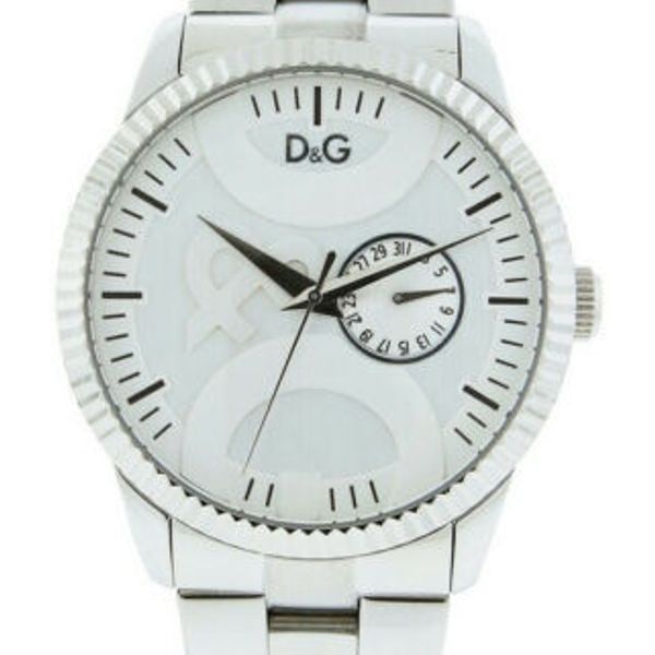 Dolce & Gabbana Time DW0755 Men's Round Analog Date Stainless Steel ...