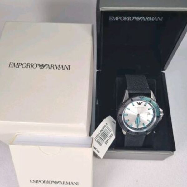 Emporio Armani Mens Strap Watch AR11465 NWT | WatchCharts Marketplace