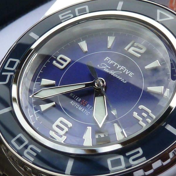 Seiko Fifty Five Fathoms FFF 55 Diver Mod Sunburst Dial Automatic ...