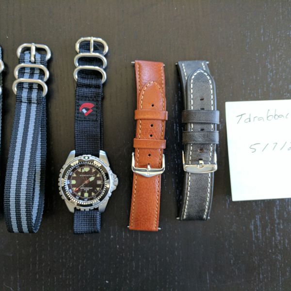 [WTS] St. Moritz Momentum M1 quartz dive watch / 22mm Hirsch strap ...
