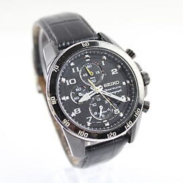 Mens Seiko Sportura Chronograph Watch Ref. 7T62-0KV0 Quartz SPARES ...
