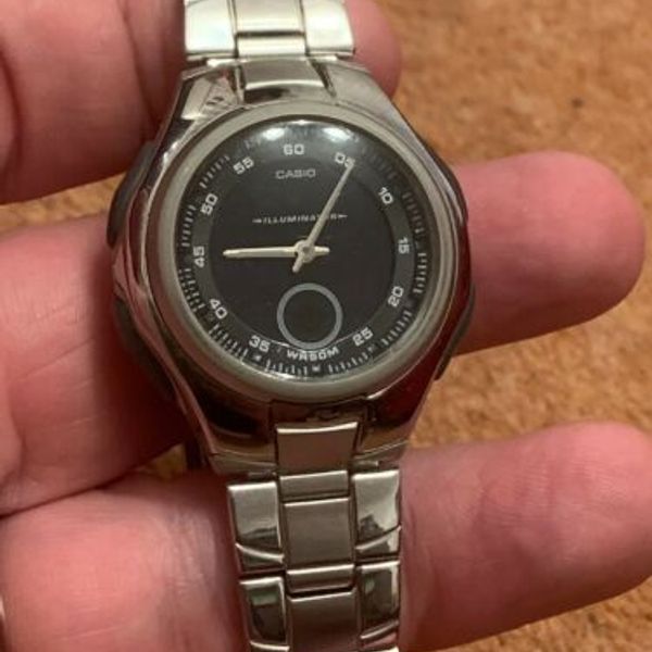 Casio Silver Coloured LAW 21 2789 - 5 Alarm Countdown Timer Watch ...