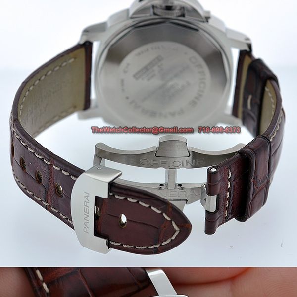 Panerai pam88 luminor gmt automatic pam 88 mint steel 44mm full set ...