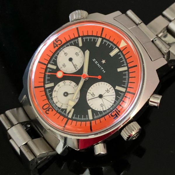 SOLD 1970 Zenith Subsea Near NOS | WatchCharts Marketplace