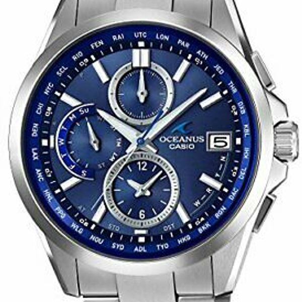 Casio OCEANUS OCW-T2600-2A2JF Titanium Tough Solar Radio Multiband 6 ...