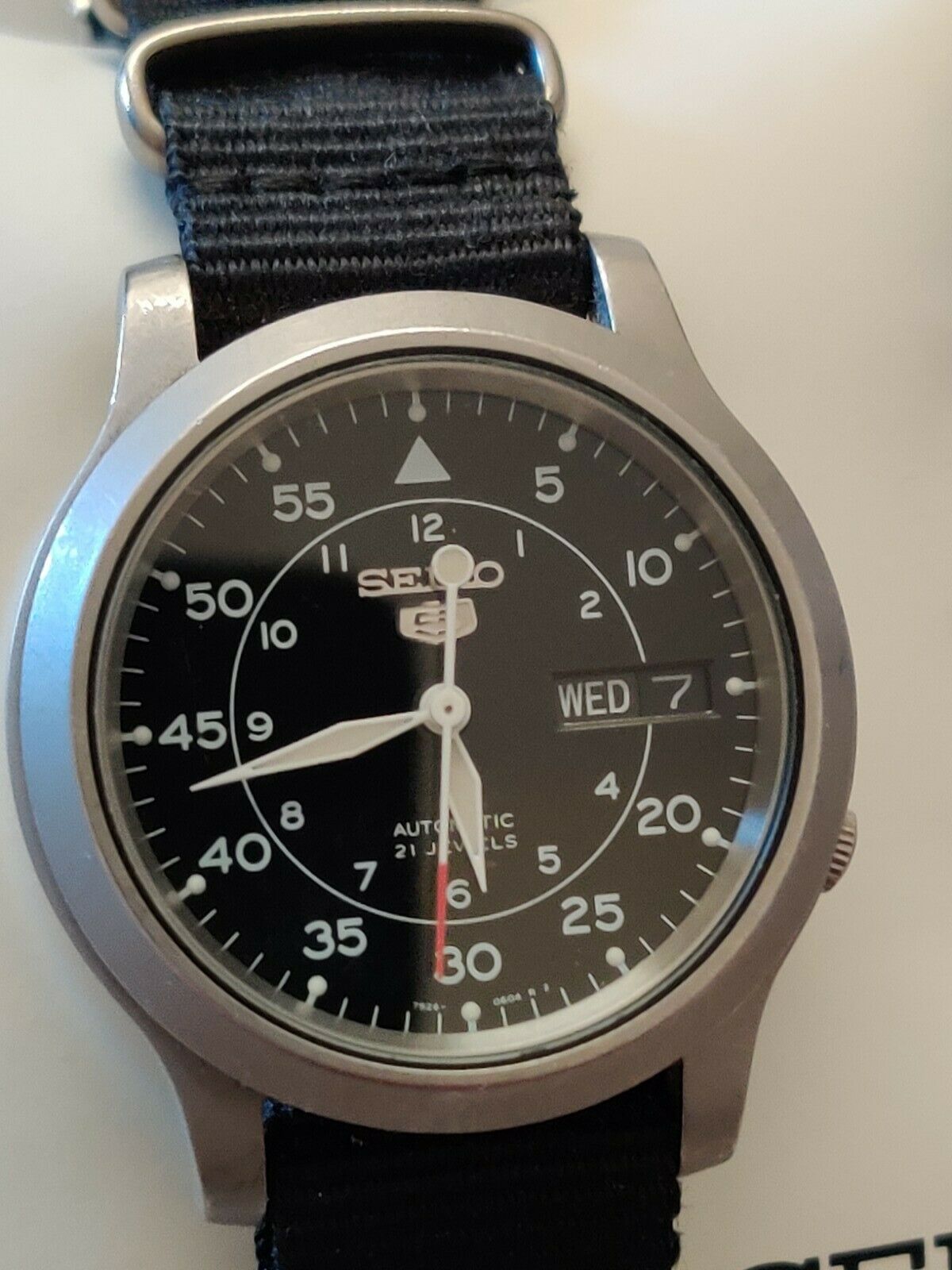 Seiko 5 Sports Men's Black Watch - SNK809 | WatchCharts