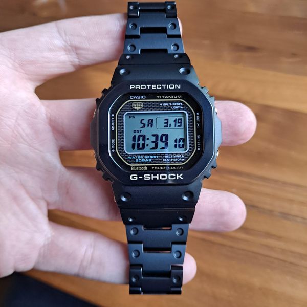 [WTS] Casio G-Shock GMW-B5000TB-1 (black full Titanium Square ...