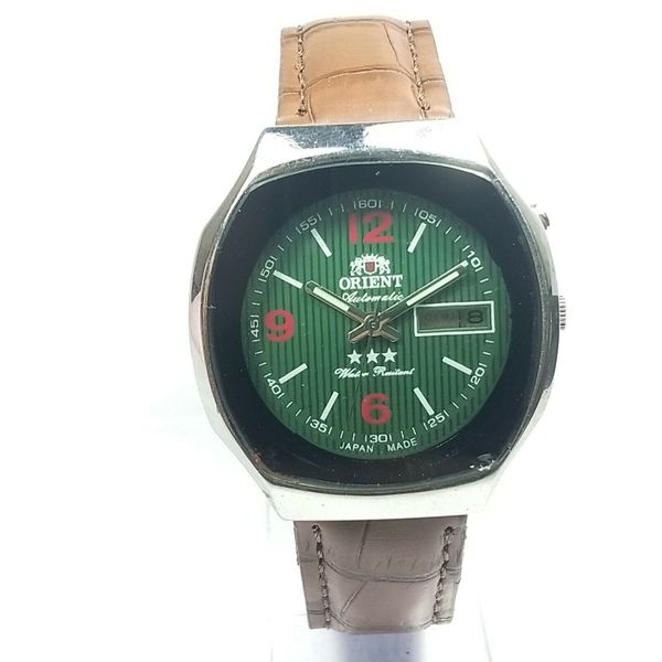 Vintage Orient Automatic Movement Day Date Dial Mens Wrist Watch RV297 ...