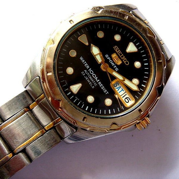 Seiko 5 Sports Automatic 23 Jewels Caliber 7S36-00E0 Serial number ...