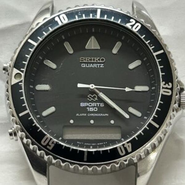 Vintage Seiko h601-8081 Sports Digi-Ana Divers Watch For Parts Or Repair | WatchCharts Marketplace